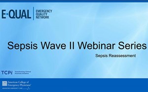 ACEP // ACEP E-QUAL Sepsis Learning Collaborative Overview & Successful ...