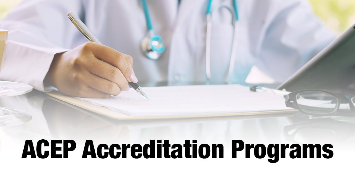 ACEP Accreditation Programs | ACEP