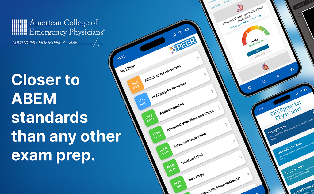 Download the New ACEP PEER Mobile App Today | PEER